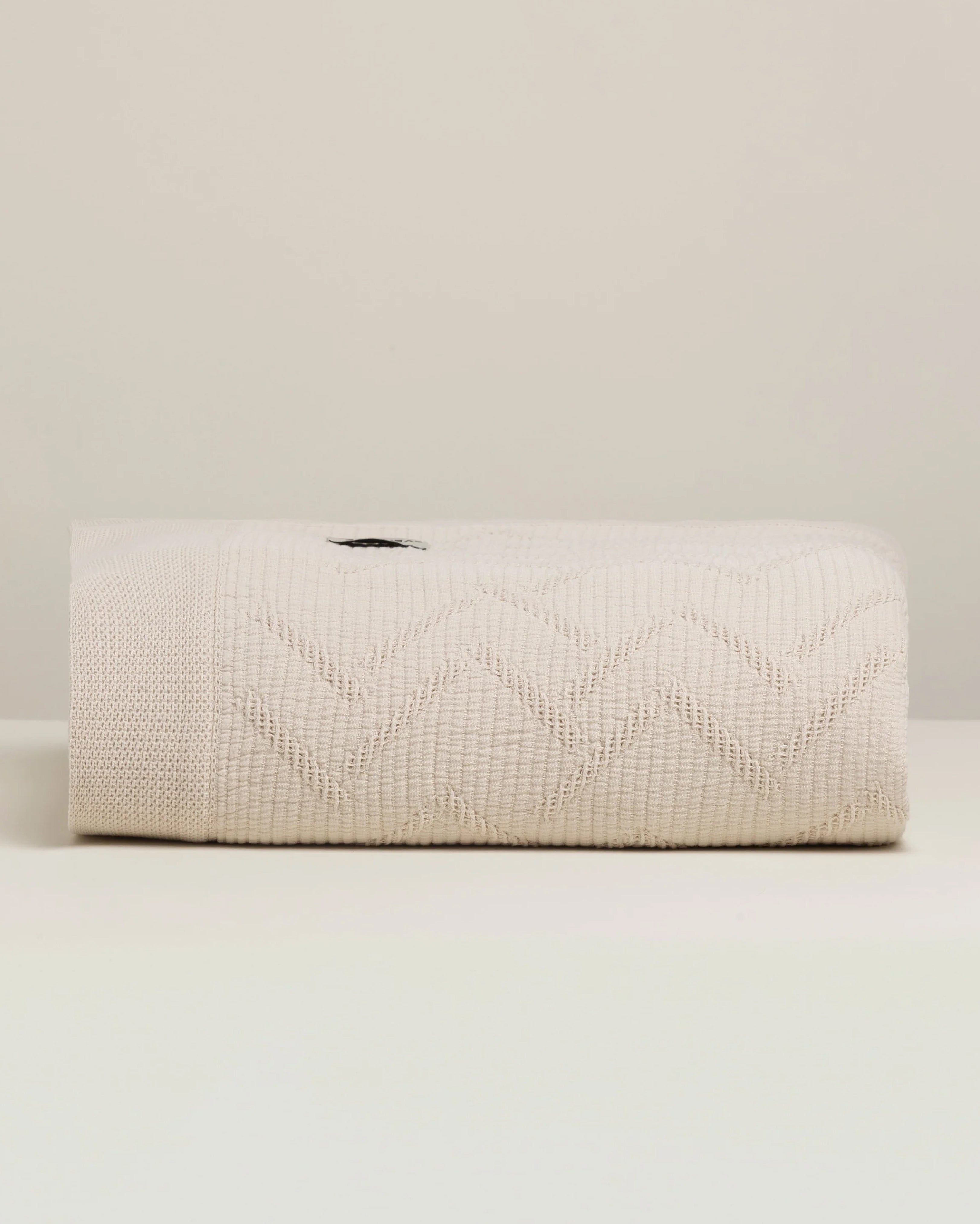 Artisanal 100% Cotton Coverlet - Carmel I Everlayer®